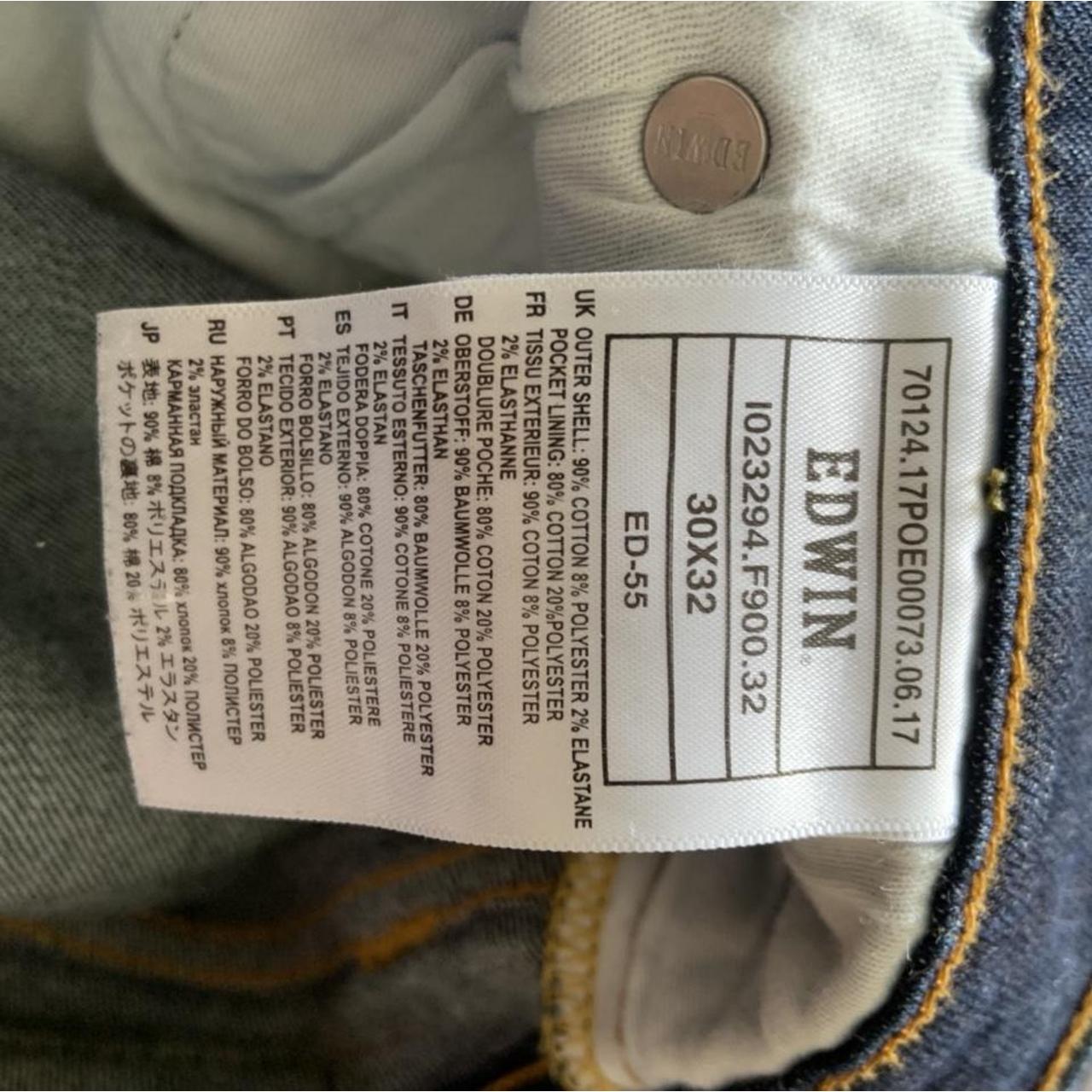 Edwin jeans - ED-55 30 x 32 #jeans #denim #edwin #55... - Depop