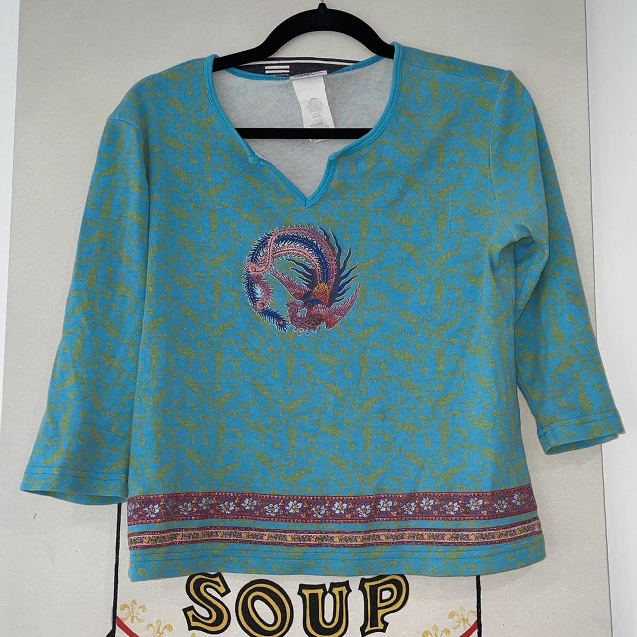 Cyber generation funky top - Depop