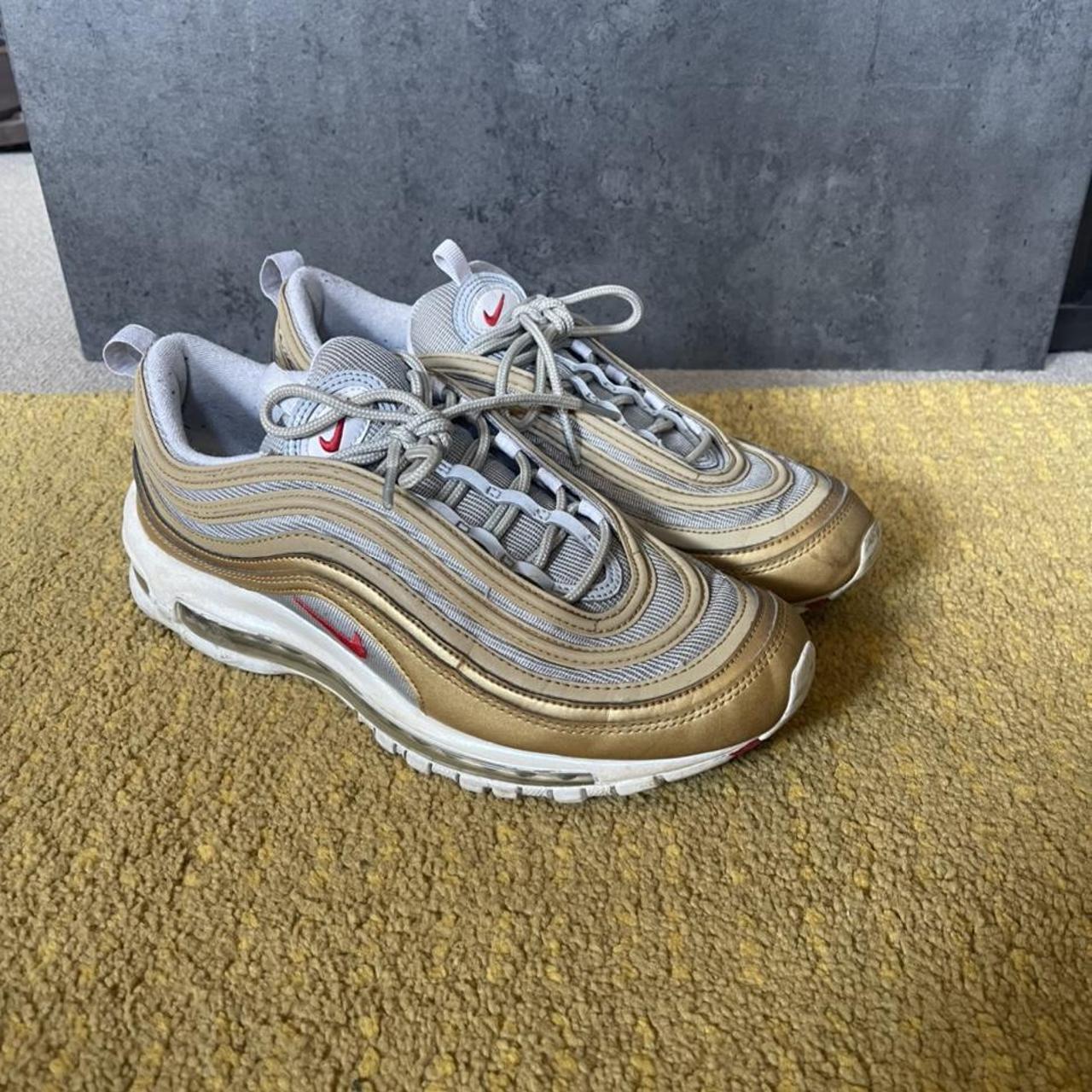 Nike Air Max 97 -Metallic Gold - UK 7.5 Product... - Depop