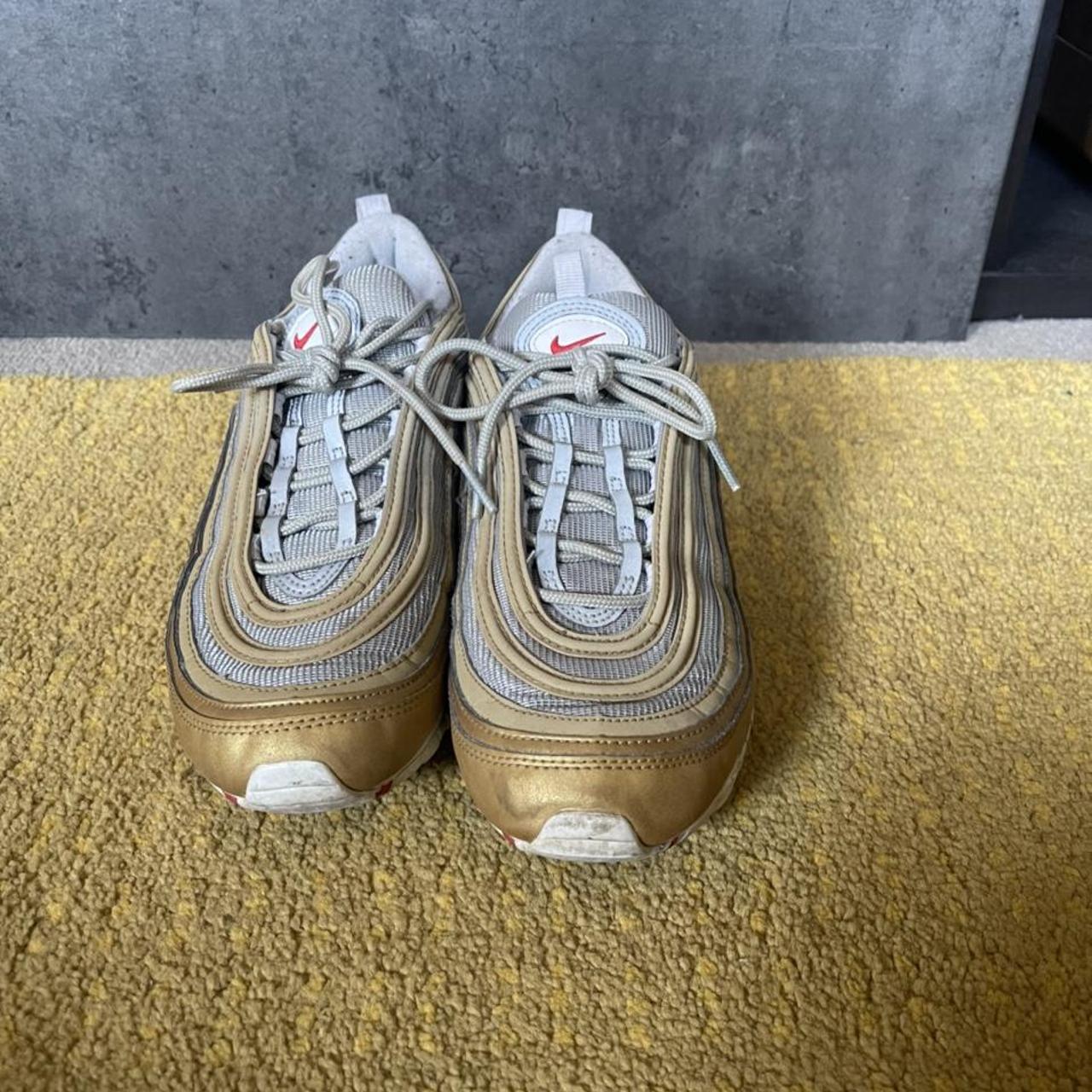 Nike Air Max 97 -Metallic Gold - UK 7.5 Product... - Depop