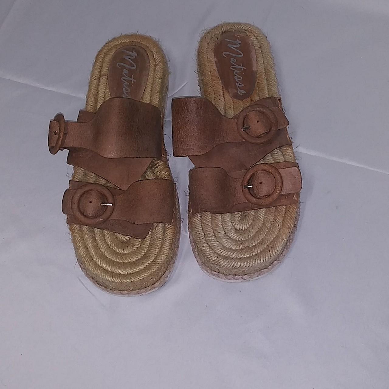 Matisse Women's Brown Slides | Depop
