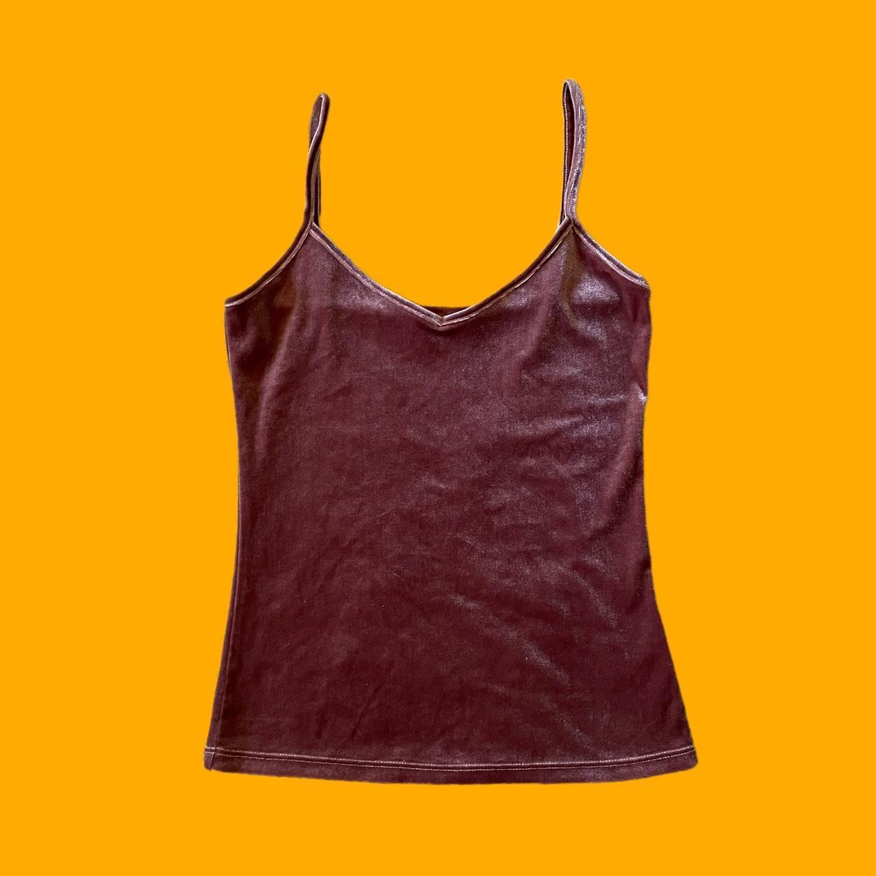 Pink velvet tank top Brand is Aeropostale Size... - Depop