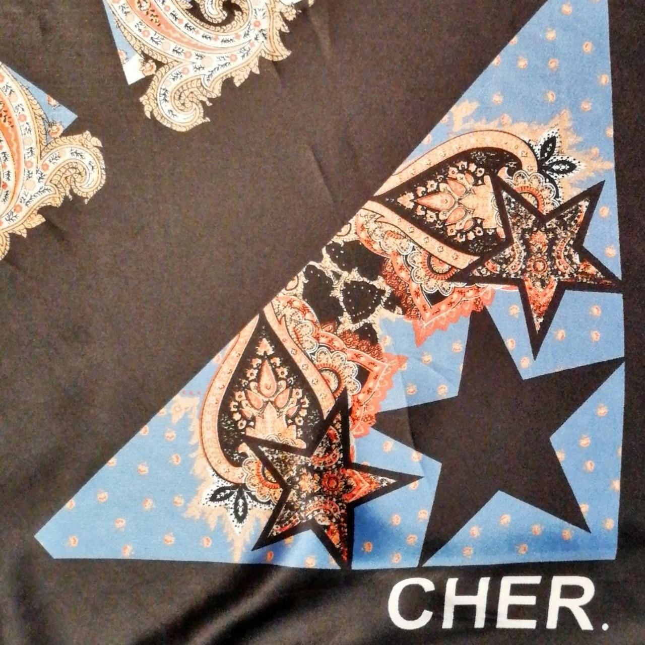 Beautiful satin #CHER VINTAGE SCARF * Amazing... - Depop