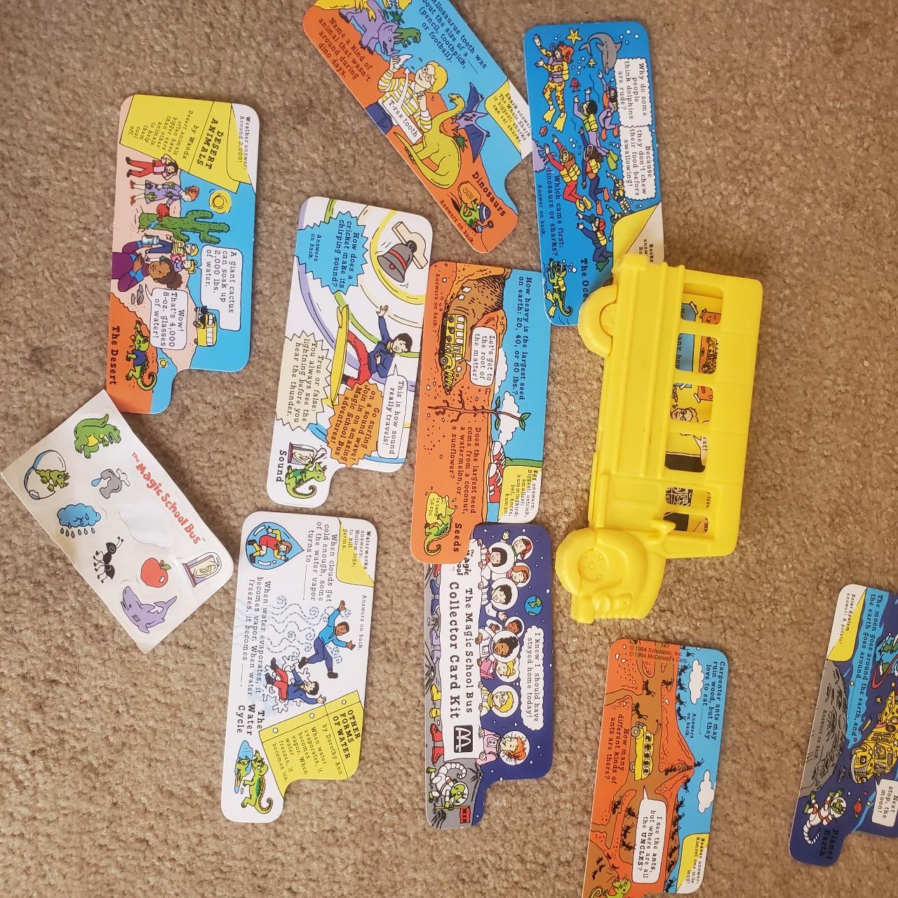 magic school bus burger king kids meal toy. vintage... - Depop