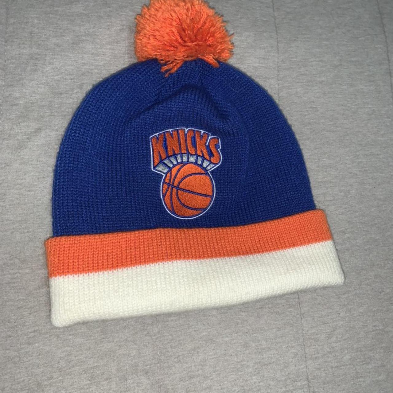 New York Knicks Pom Pom beanie One size worn 1x #nba... - Depop