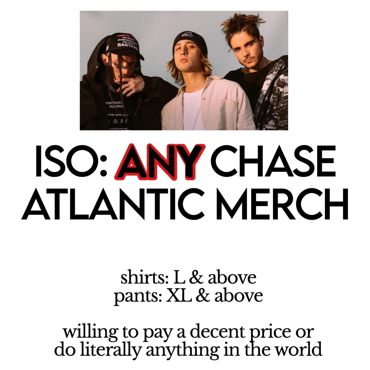 ISO ANY CHASE ATLANTIC MERCH ♡ — (obviously do not... - Depop