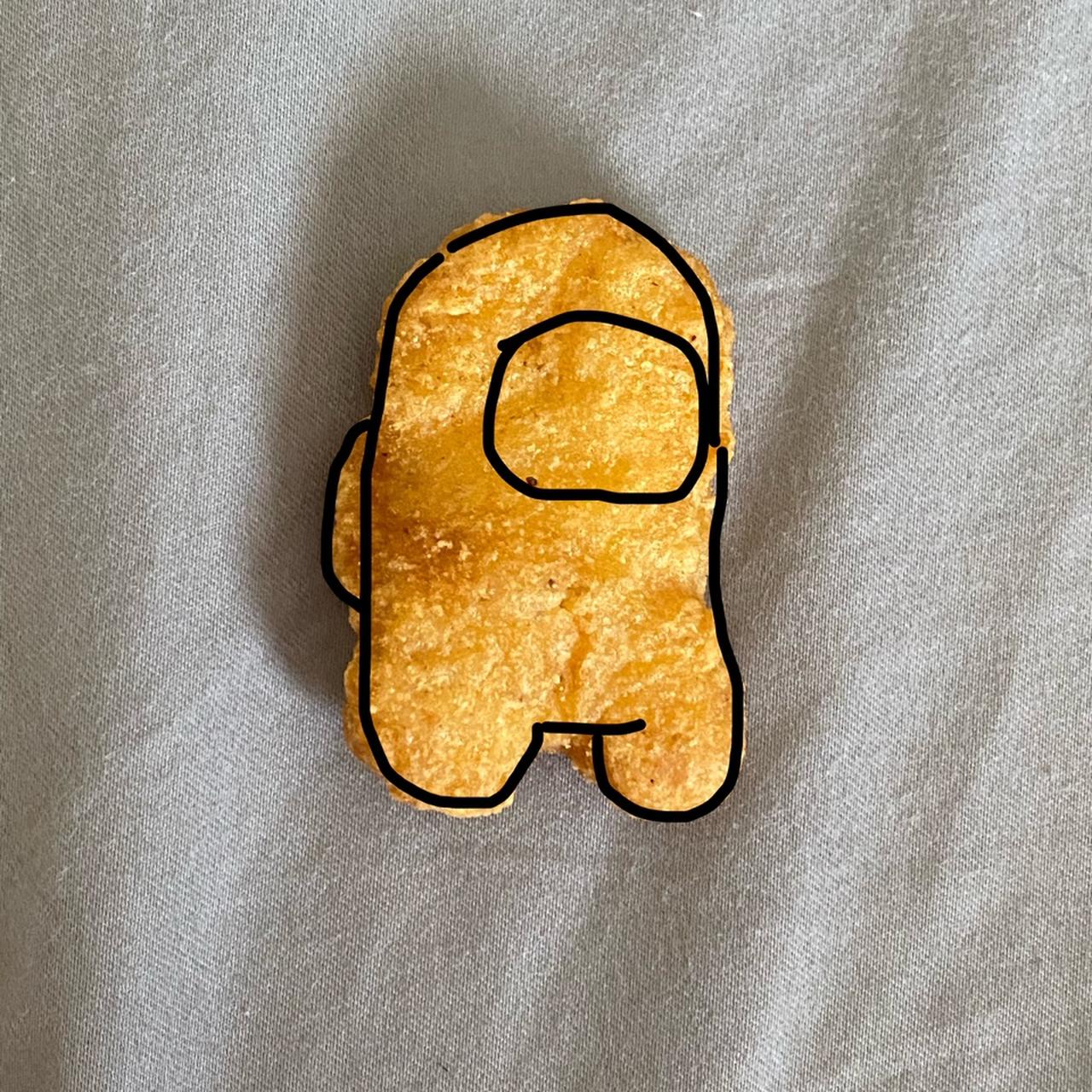 AMONG US CHICKEN MCNUGGET (sus) This chicken... - Depop
