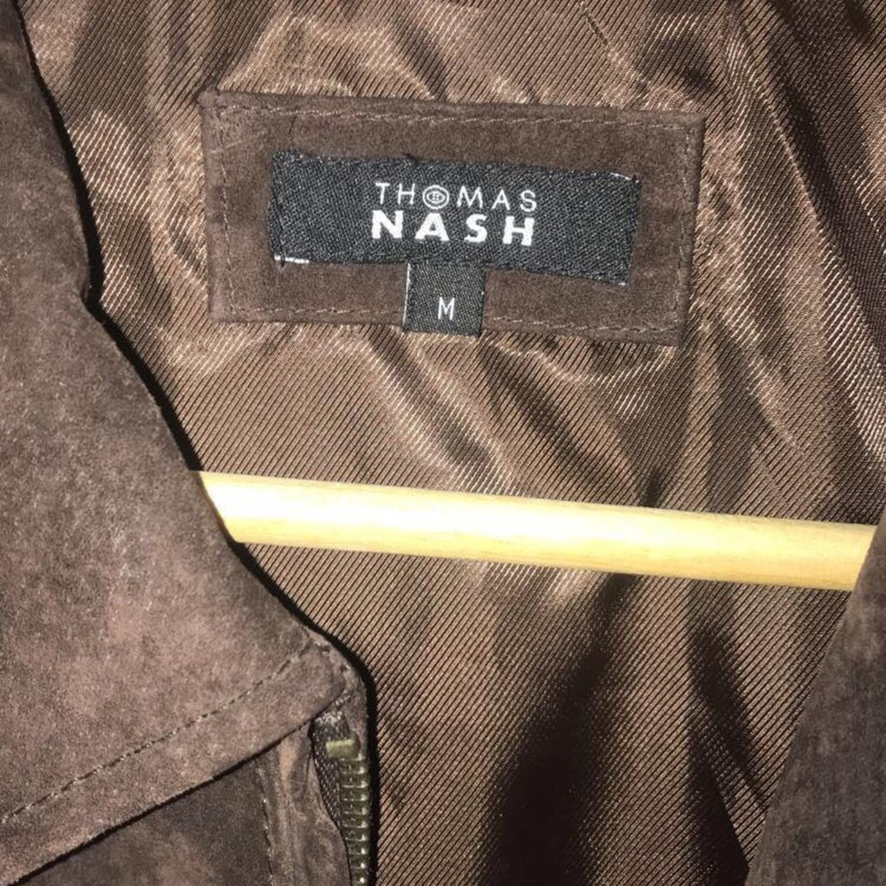 Men’s brown suede Thomas Nash jacket 23”/59cm NEED GONE - Depop