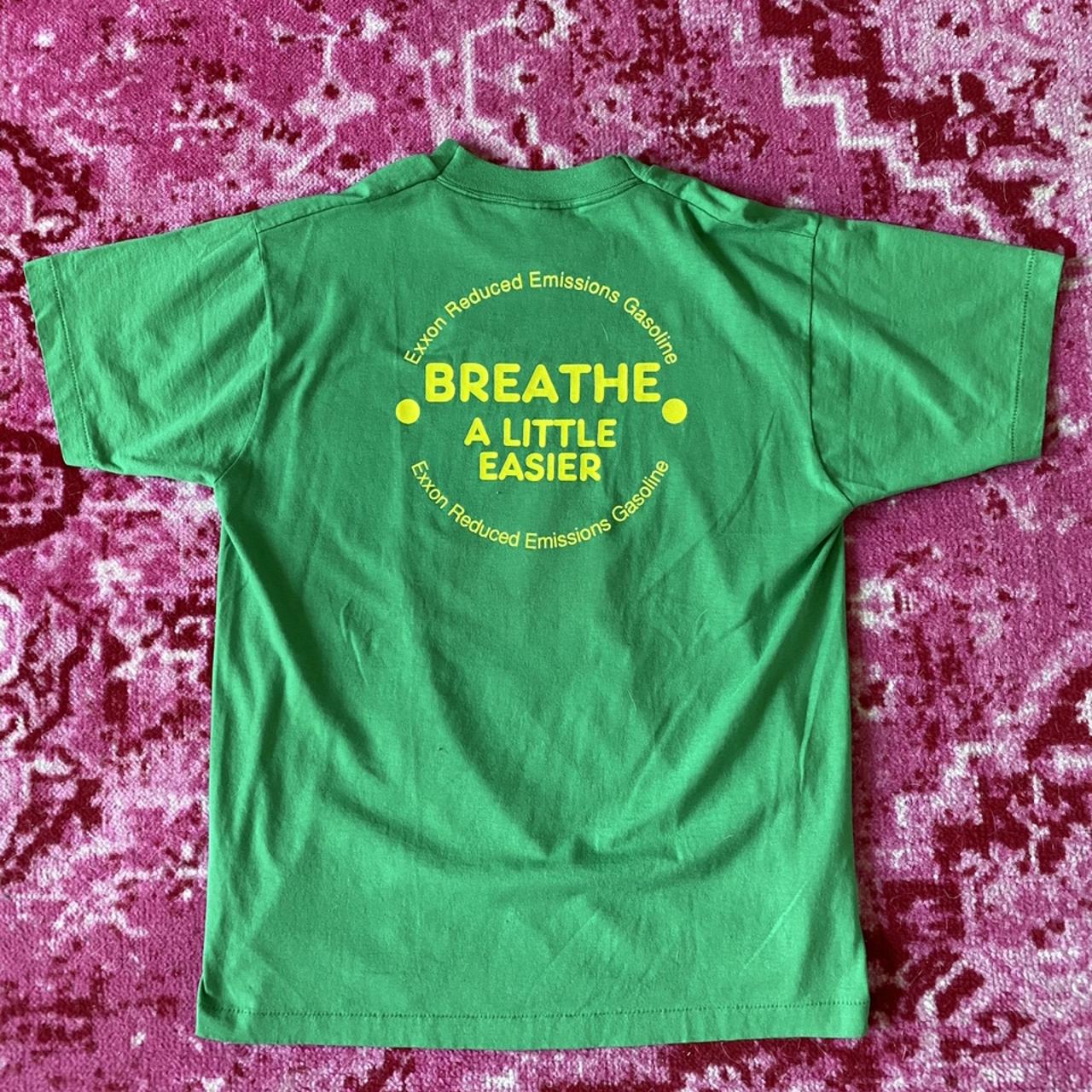 Ironic and cool print on a single stitch screen... | Depop