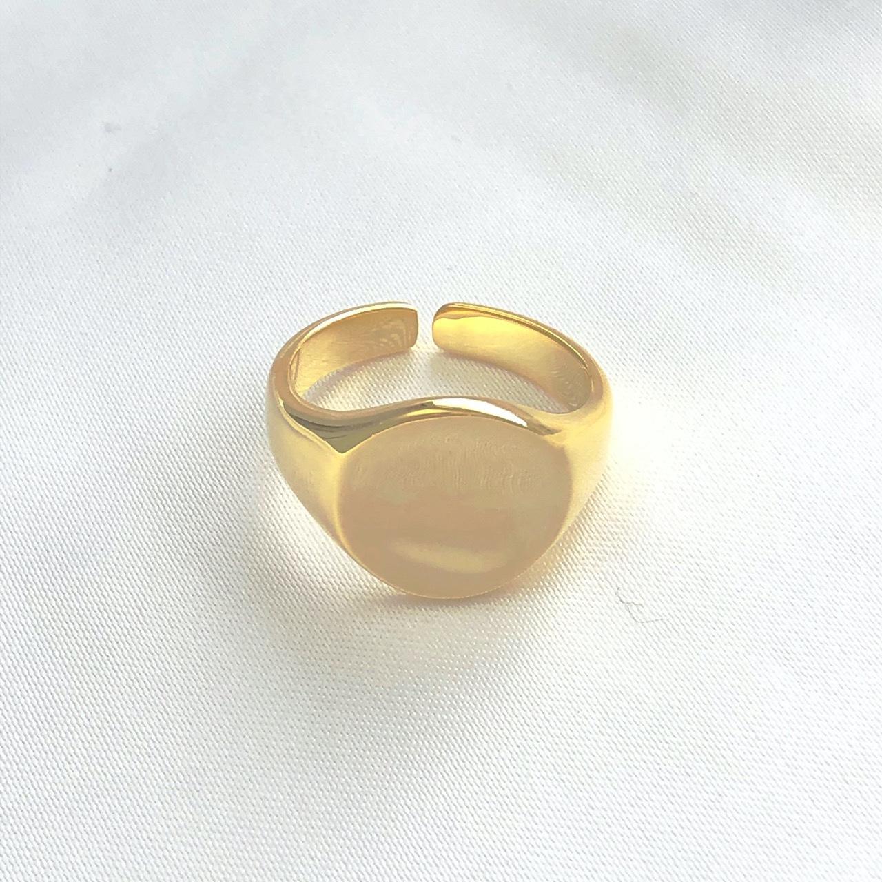 FERN SIGNET OPENING RING Material: S925 Sterling... - Depop