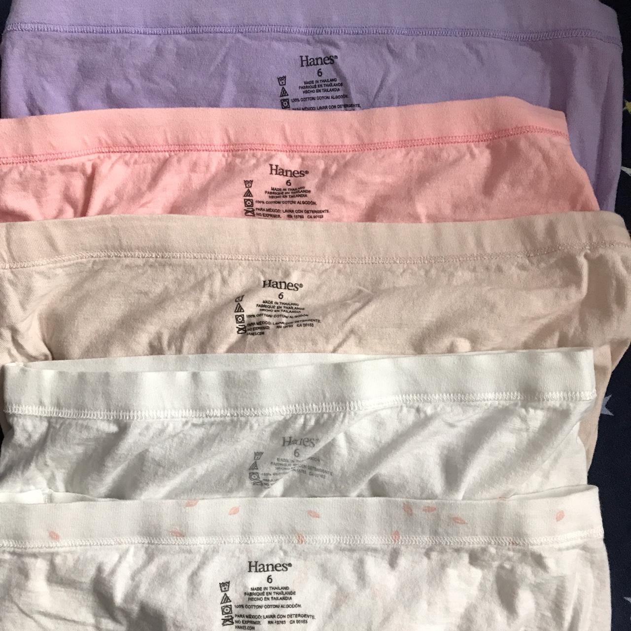 New never been worn pair of five Hanes bottom brief... - Depop