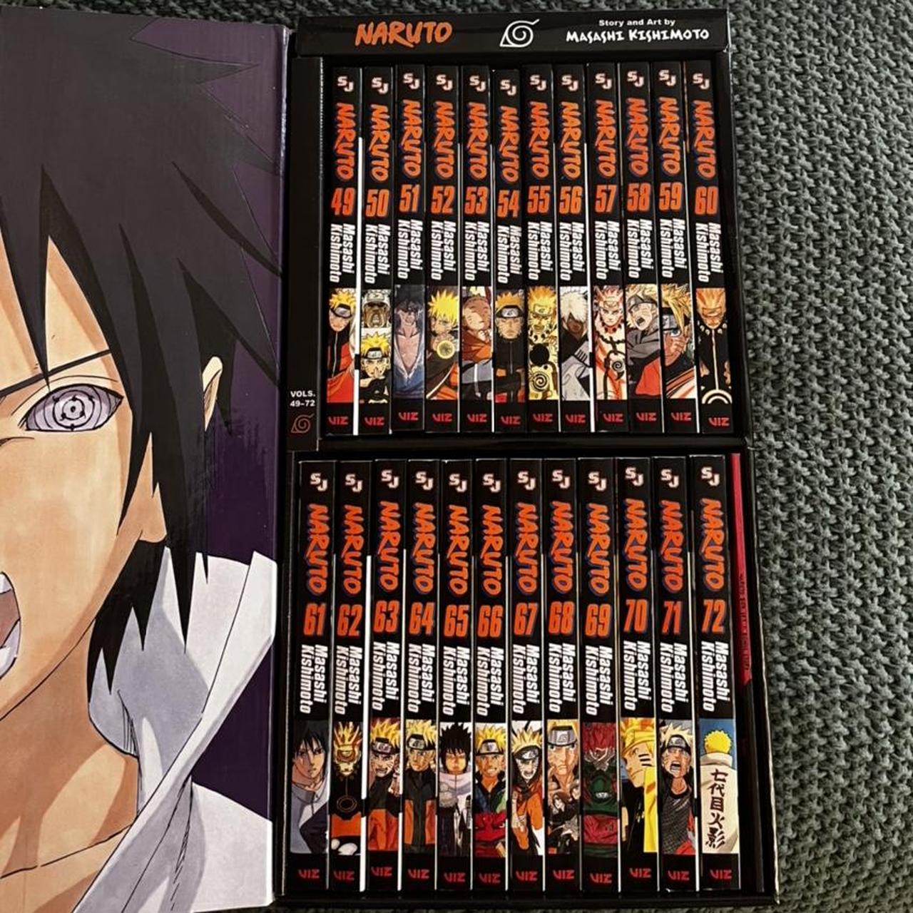 NARUTO MANGA COMPLETE BOX SET 3 box has minor damage... - Depop