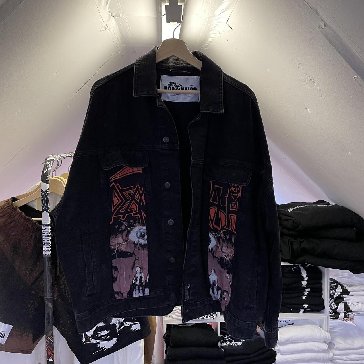 1/1 handmade romantico death jacket #tattoo ... - Depop