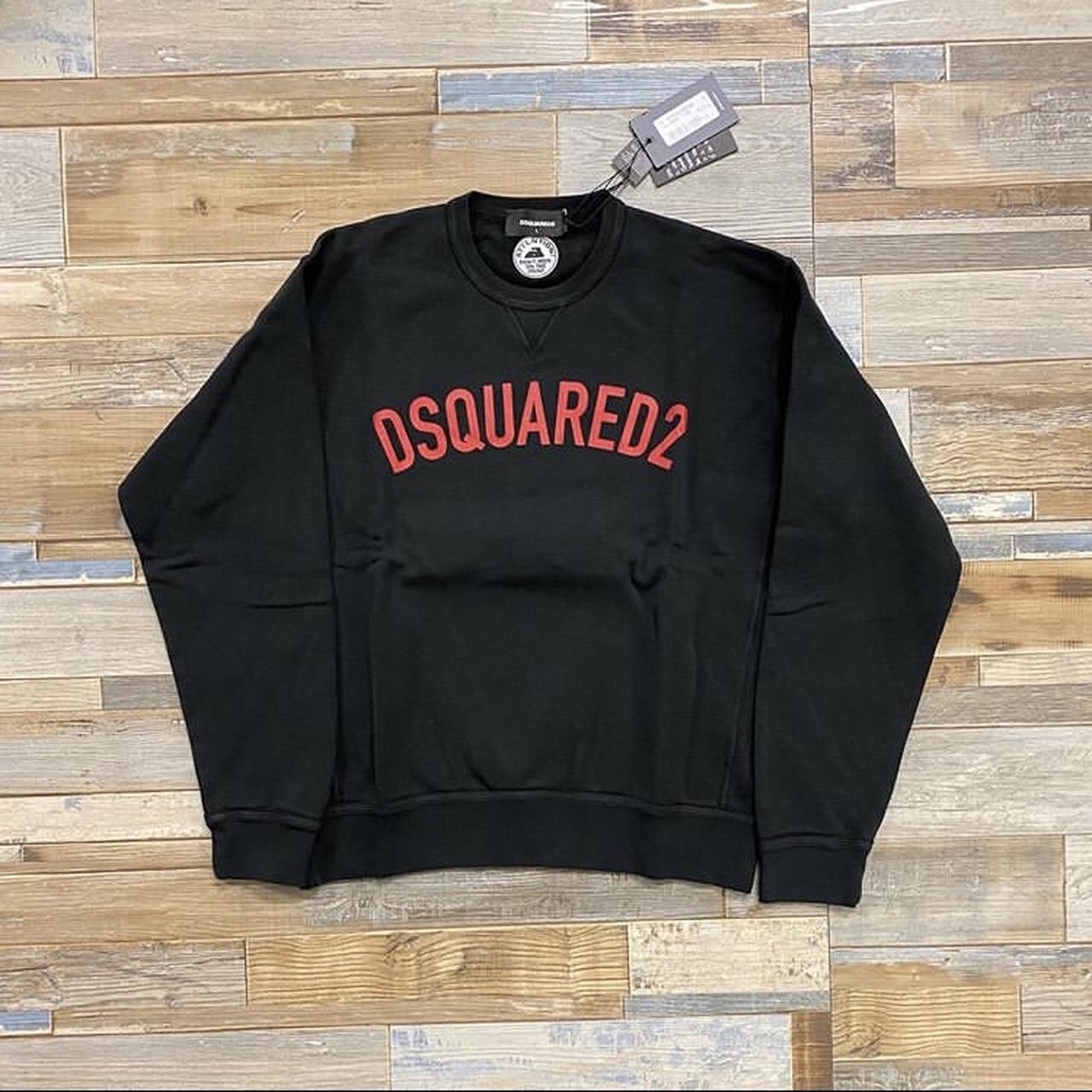 DSQUARED2 Black Logo Jumper RRP - £320 Our Price... - Depop