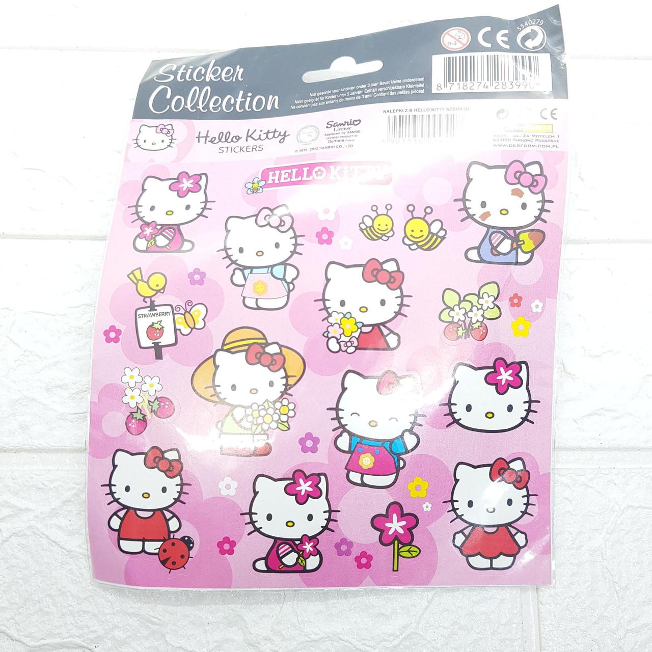 Hello Kitty sticker sheet 2012 The sheets are... - Depop