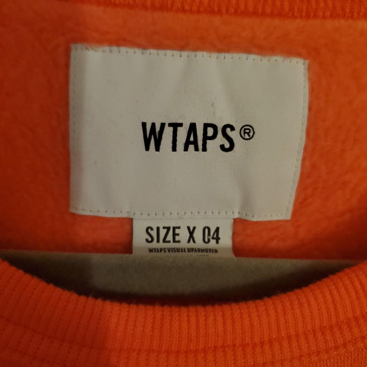 WTAPS Orange size x04 Crewneck sweater which is an... - Depop