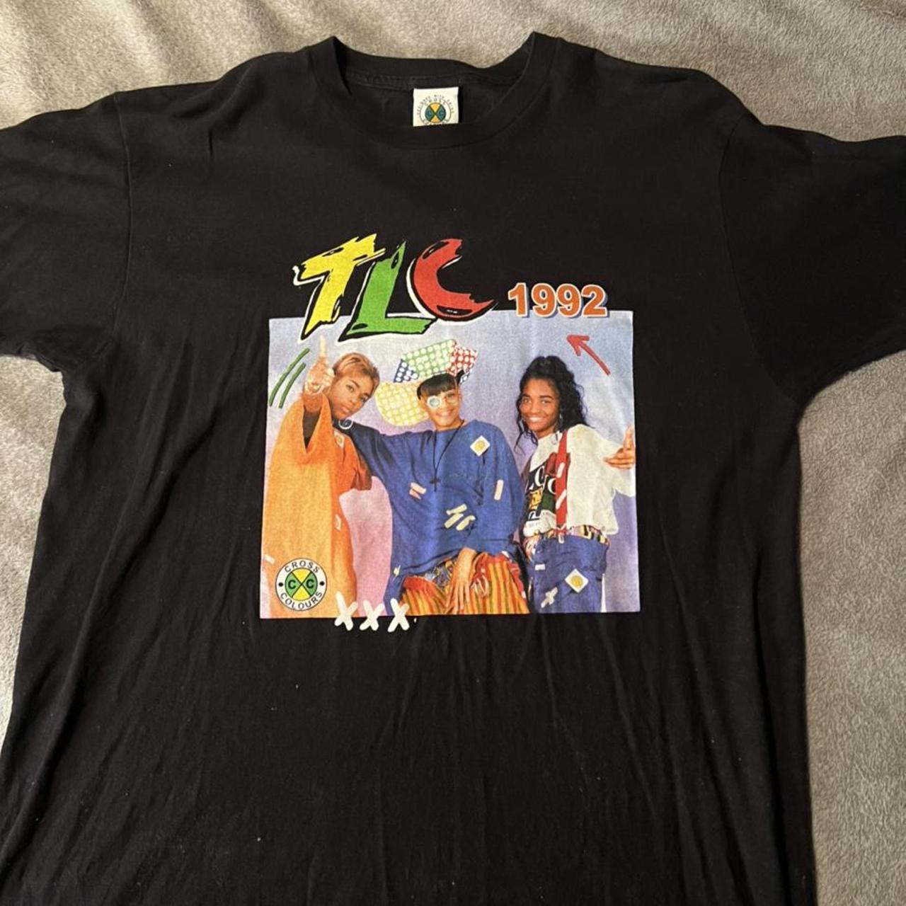 TLC Cross Colours mens Large T-shirt In great... - Depop