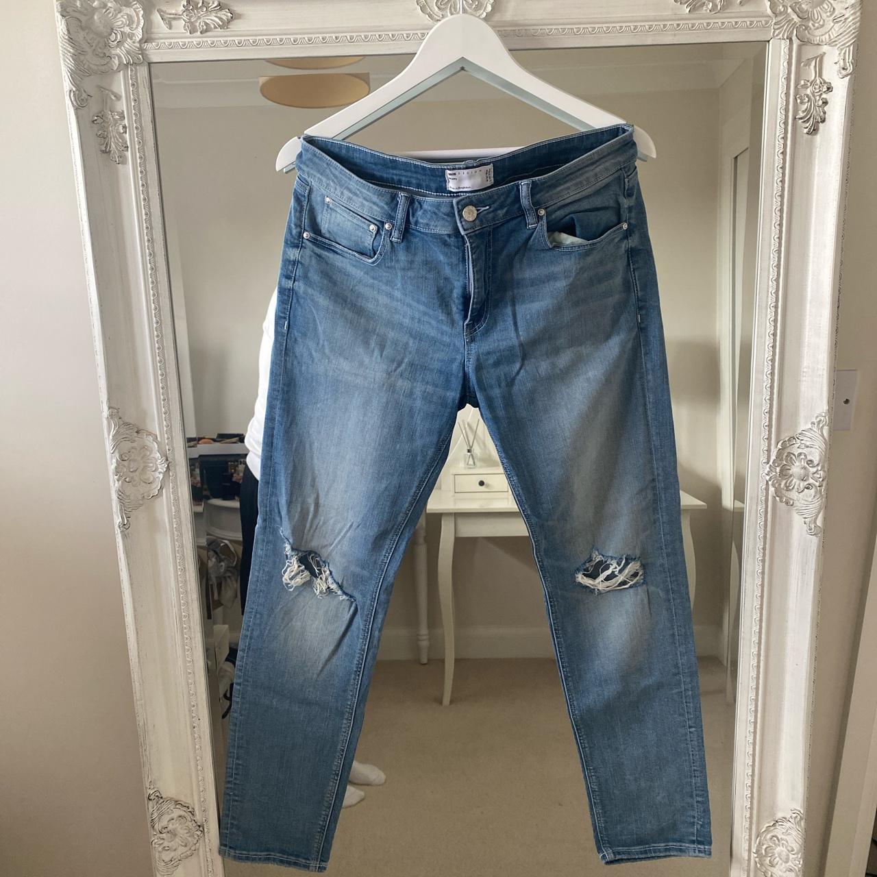 ASOS Ripped Skinny Jeans. 32 inch waist, 30inch leg.... - Depop