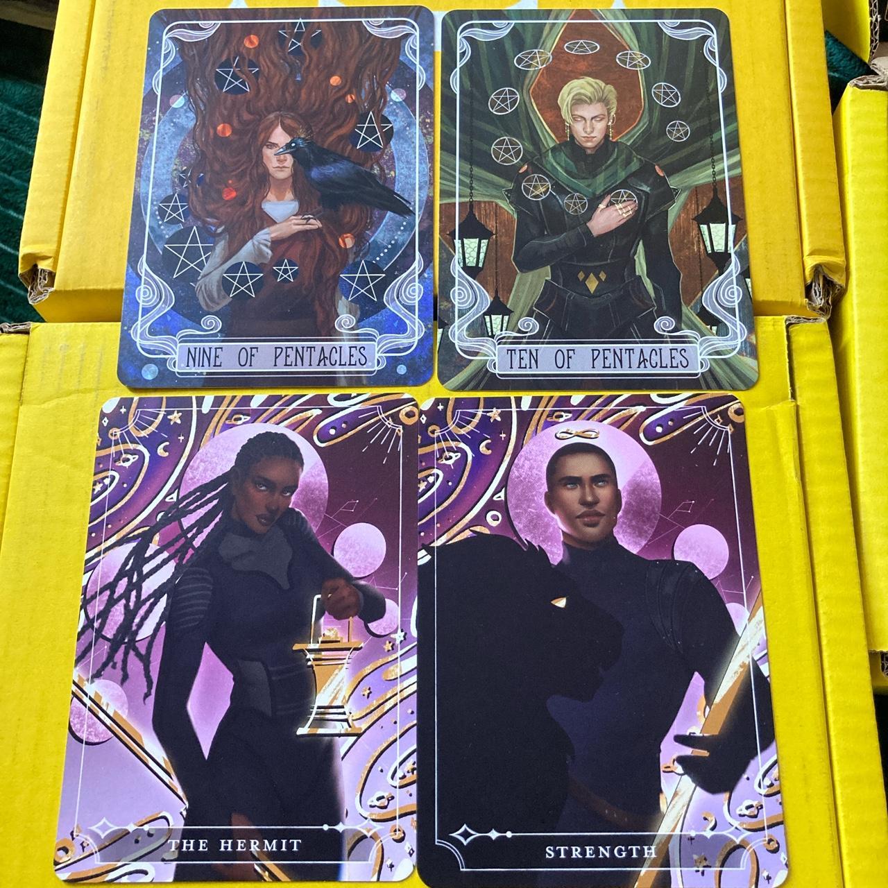 Blood Scion and Red Rising Fairyloot Tarot Cards •... - Depop