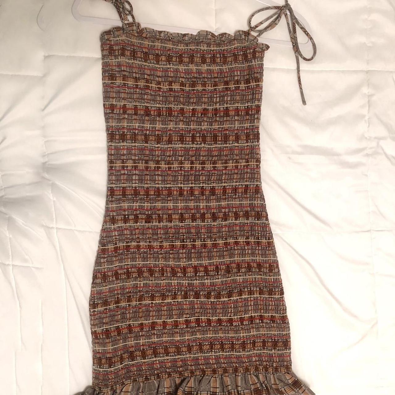Native Women's Red and Brown Dress | Depop