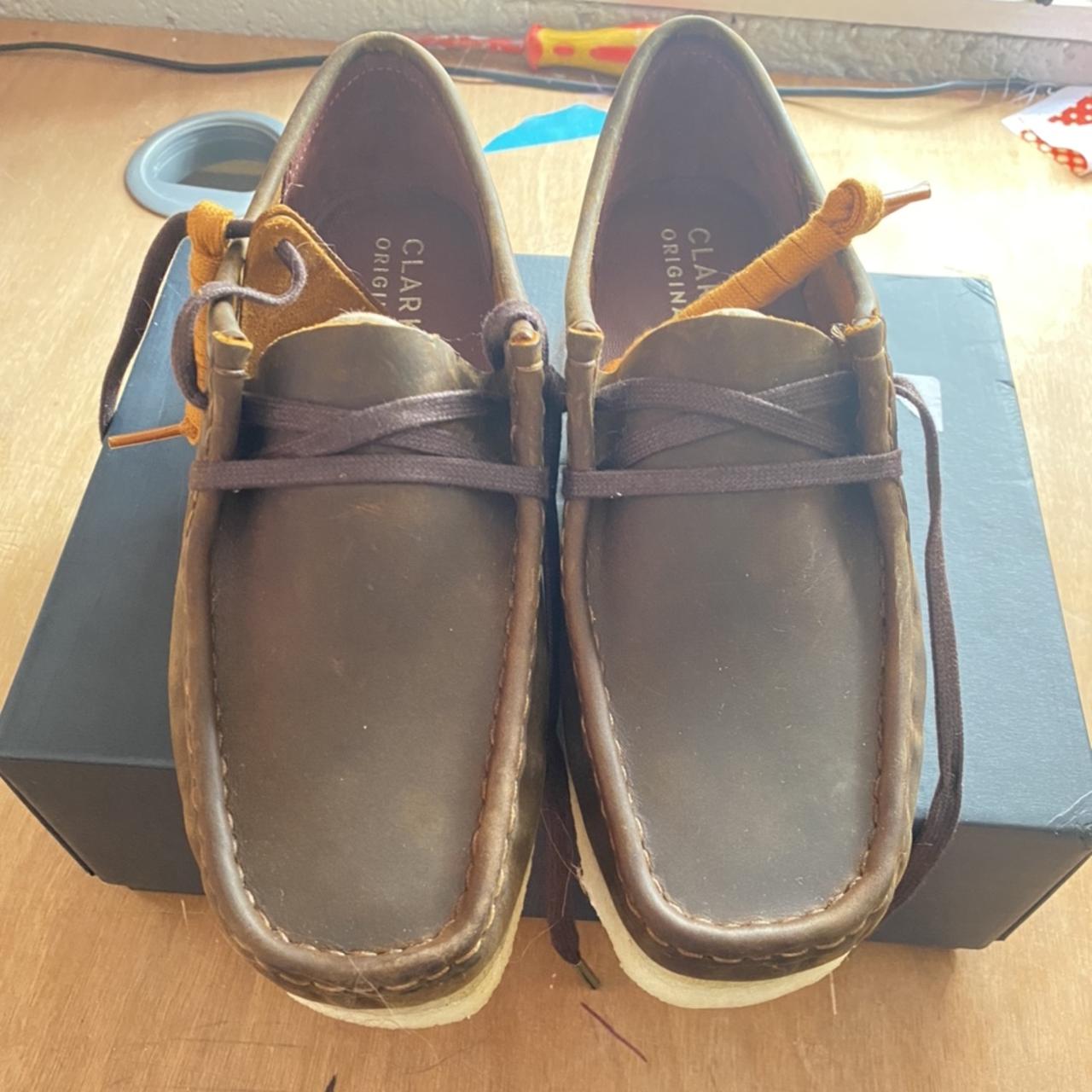 Brown Wallabees // perfect condition, never been... - Depop