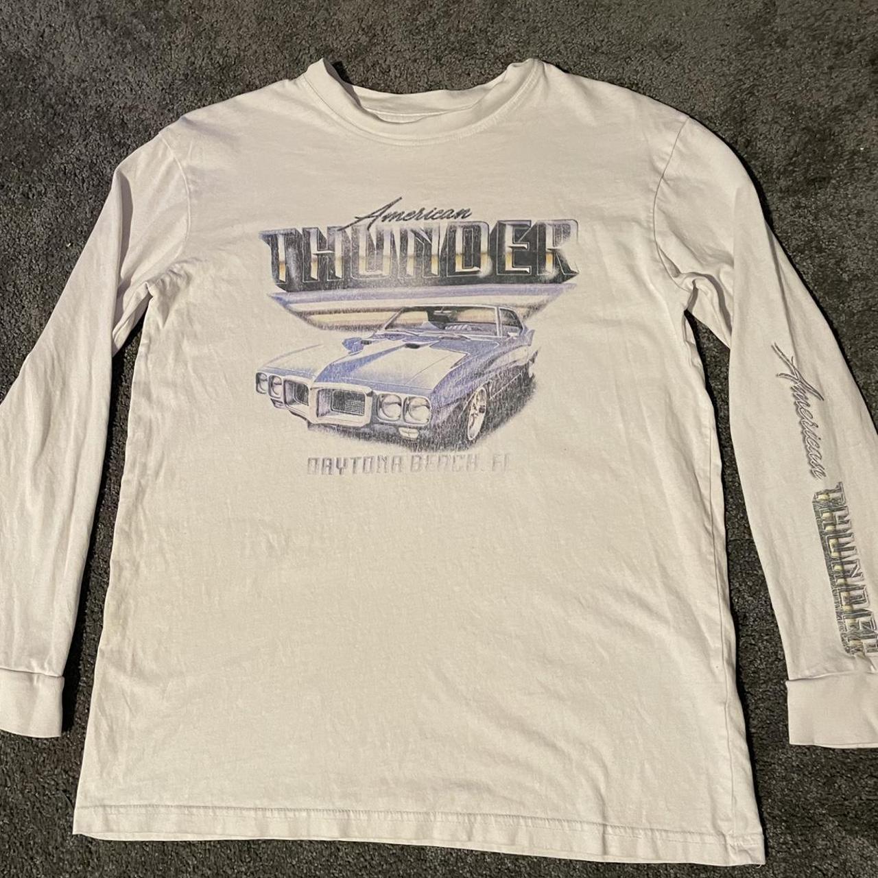 Vintage car long sleeve tee. wmns Cotton On. size... - Depop