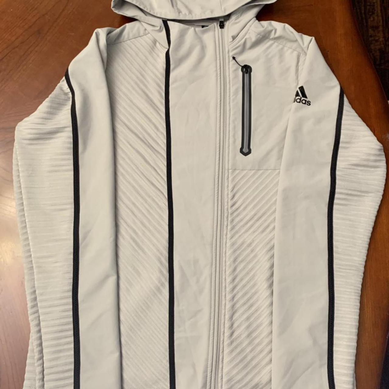 Adidas Grey jacket Brand New, never worn. #adidas... - Depop