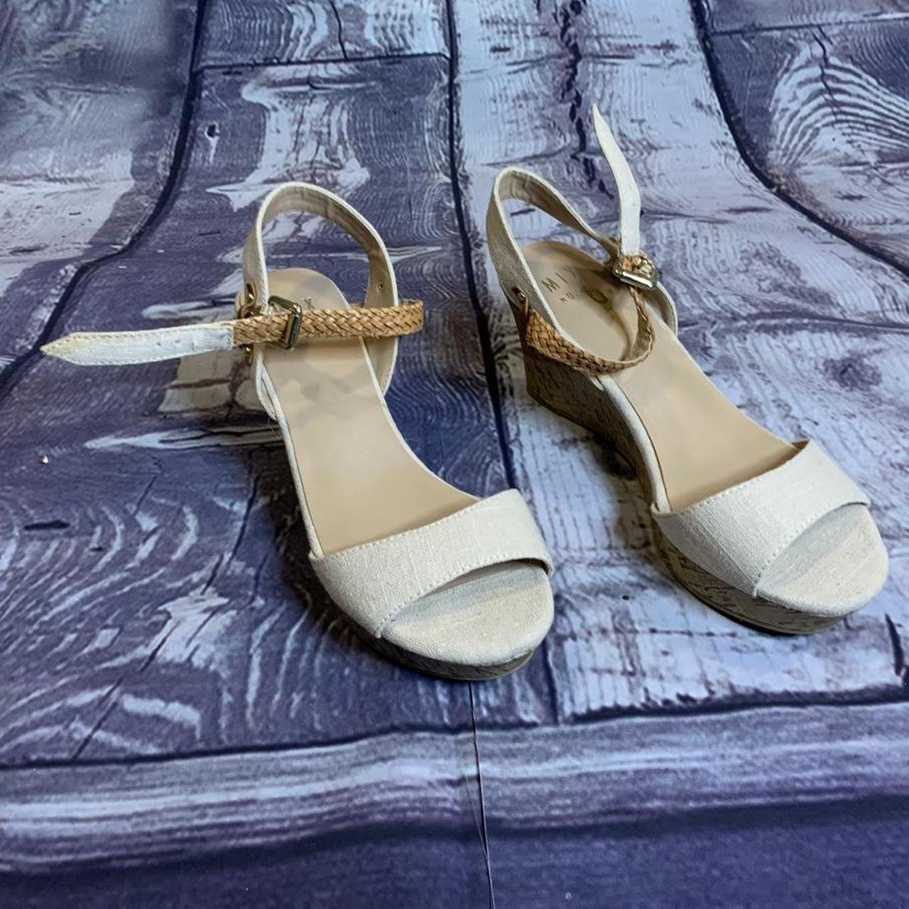 3 inch tan wedges. Size womens 6.5. Perfect... - Depop