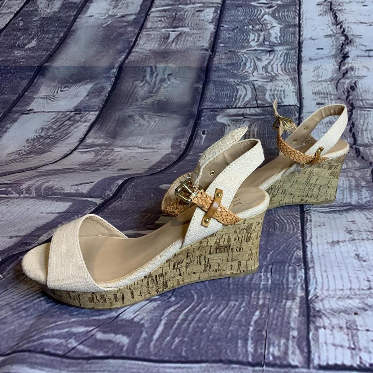 3 inch tan wedges. Size womens 6.5. Perfect... - Depop