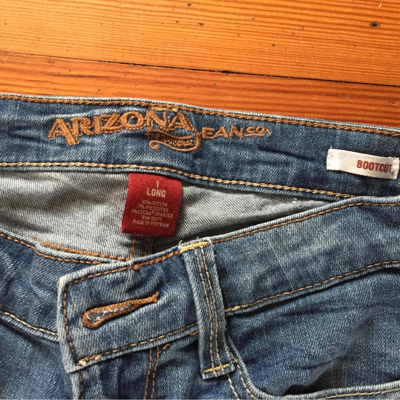 Arizona Bootcut jeans. Good condition and not too... - Depop
