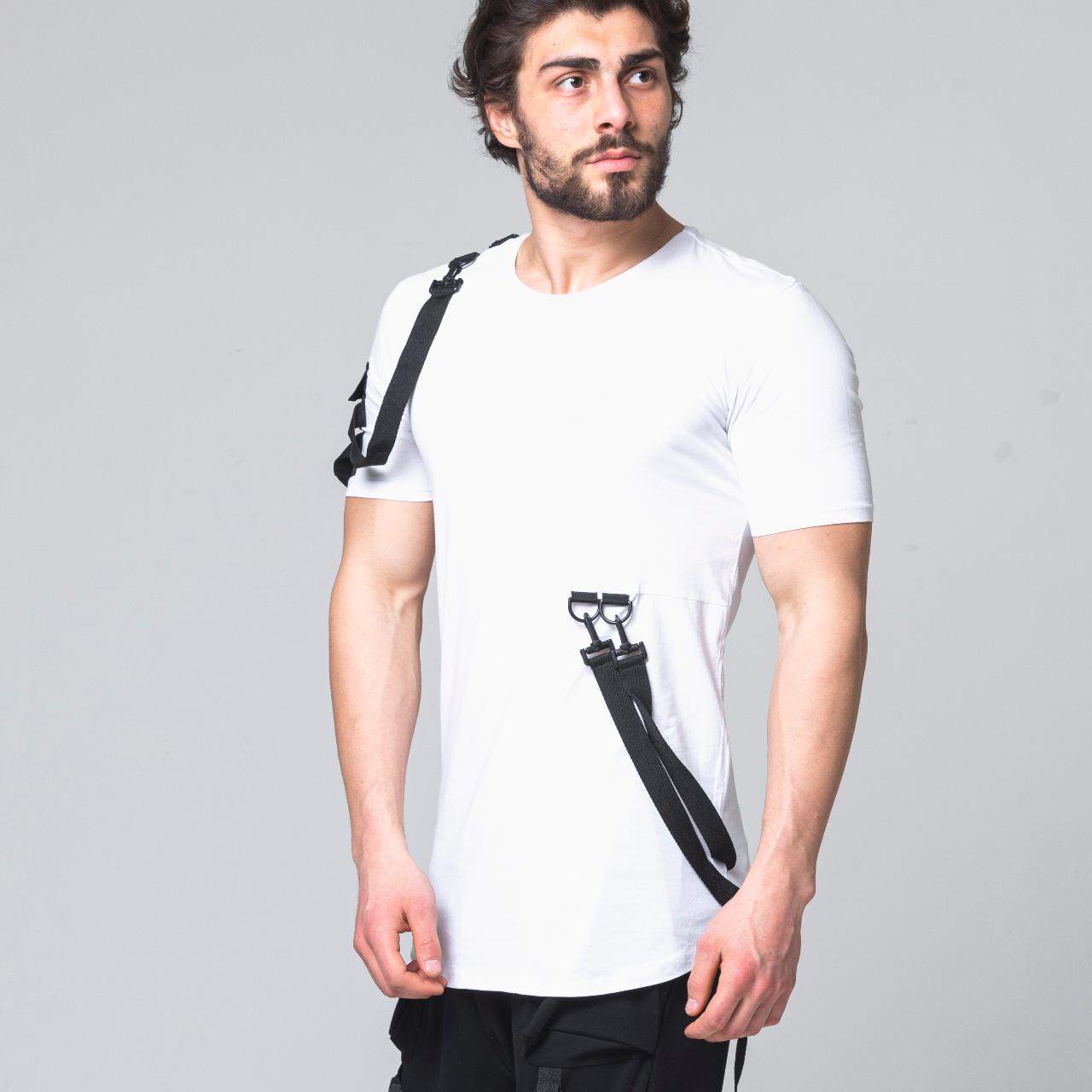 Syno T40 Shoulder strap design Hip-Hop Dancer street... - Depop