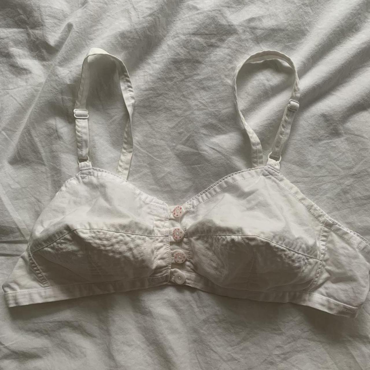 Vintage 50s Gujin cotton bra. I rarely run into... - Depop