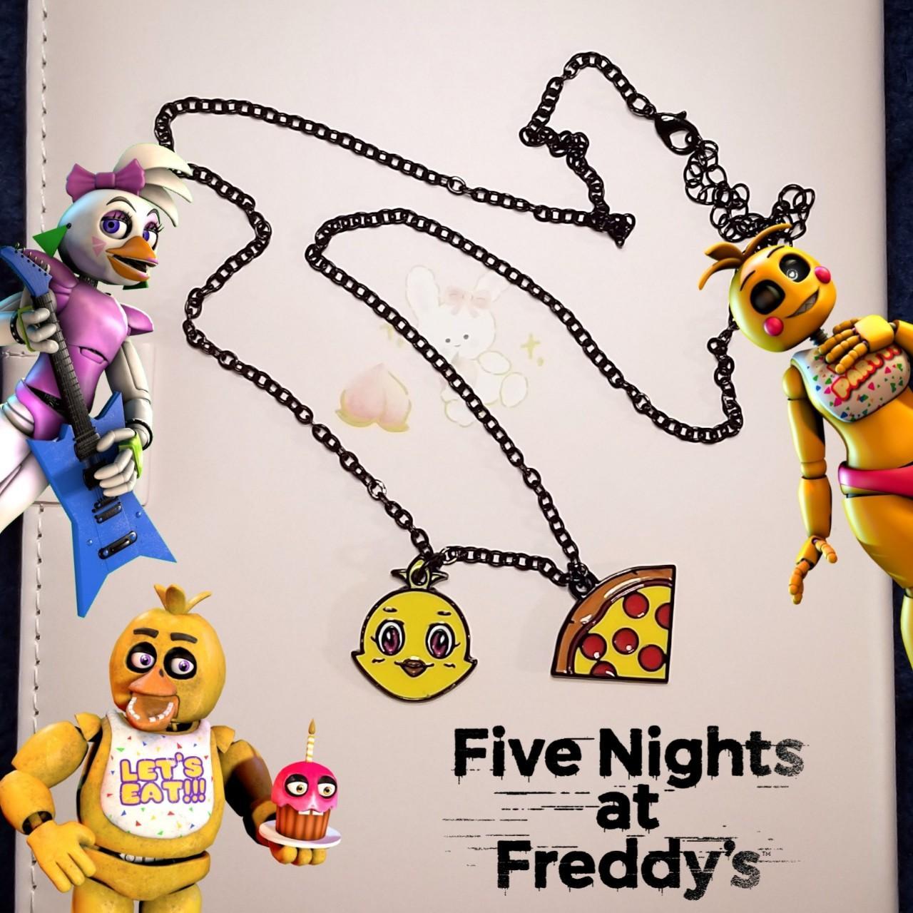 FNAF Chica necklace I believe it's from hot topic,... - Depop