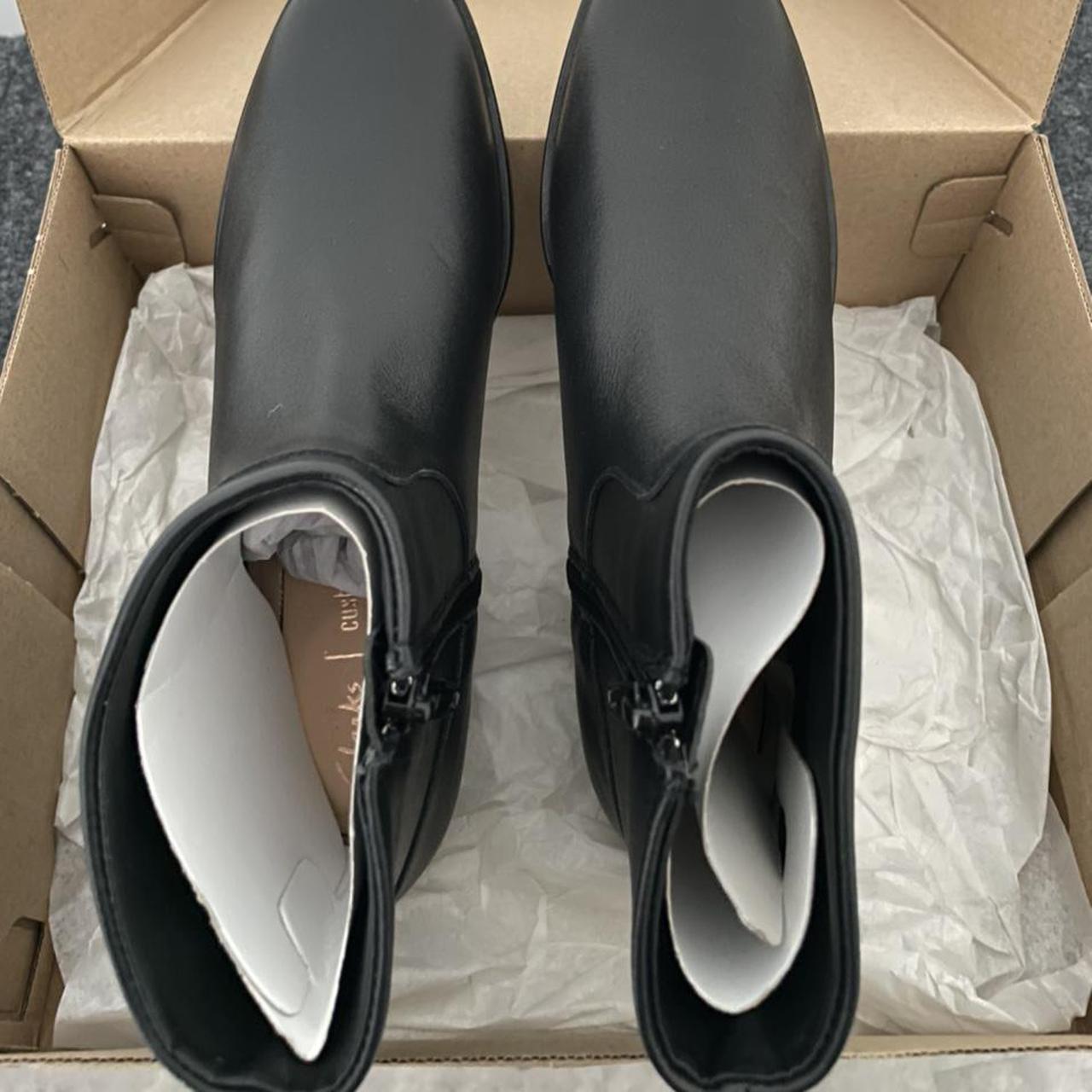 CLARKS Pure Rosa Ankle Boots in Size 5. Full... - Depop