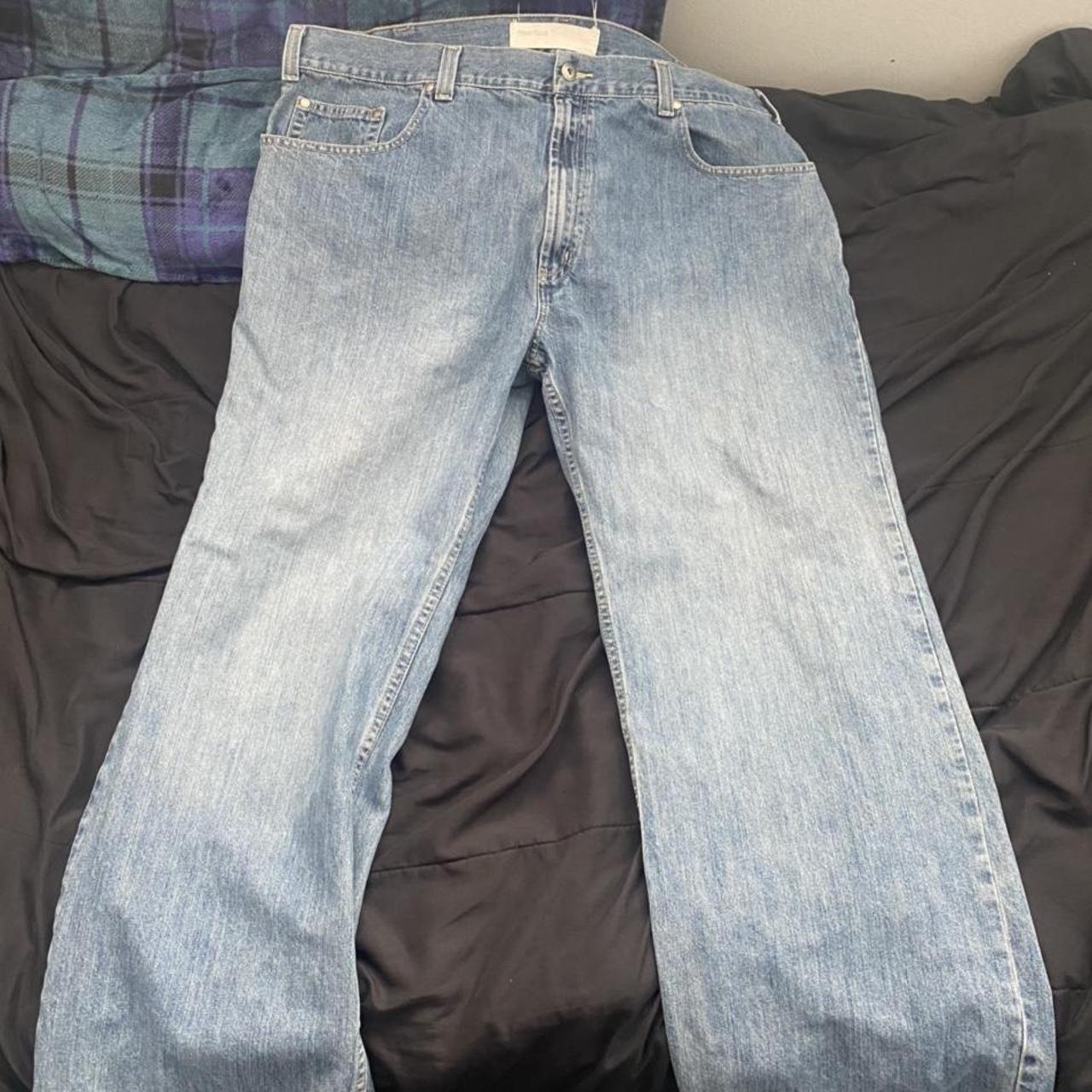 Perry Ellis vintage jeans Loose fit 42x30 - Depop