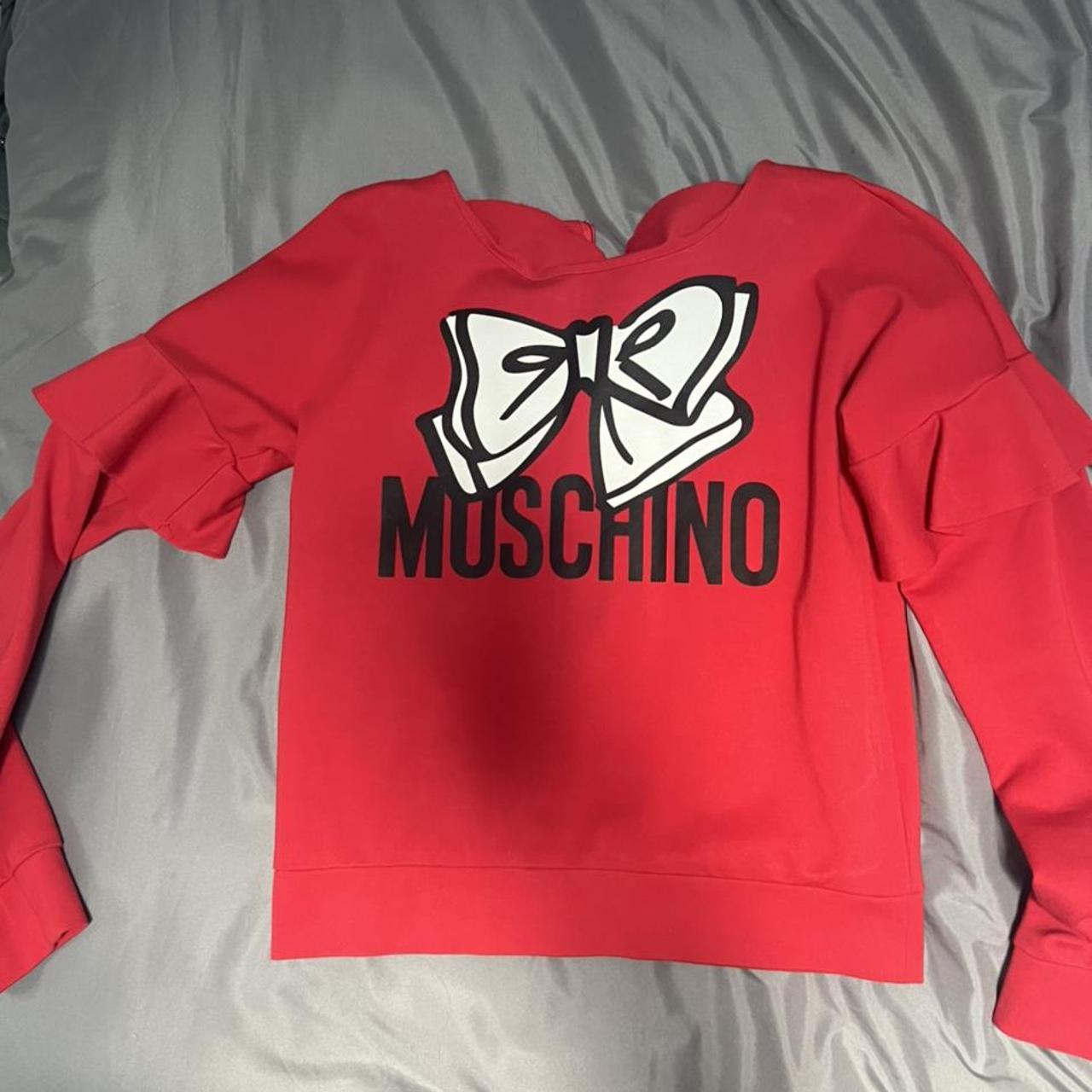 Authentic Moschino Jumper , Worn many times but... - Depop
