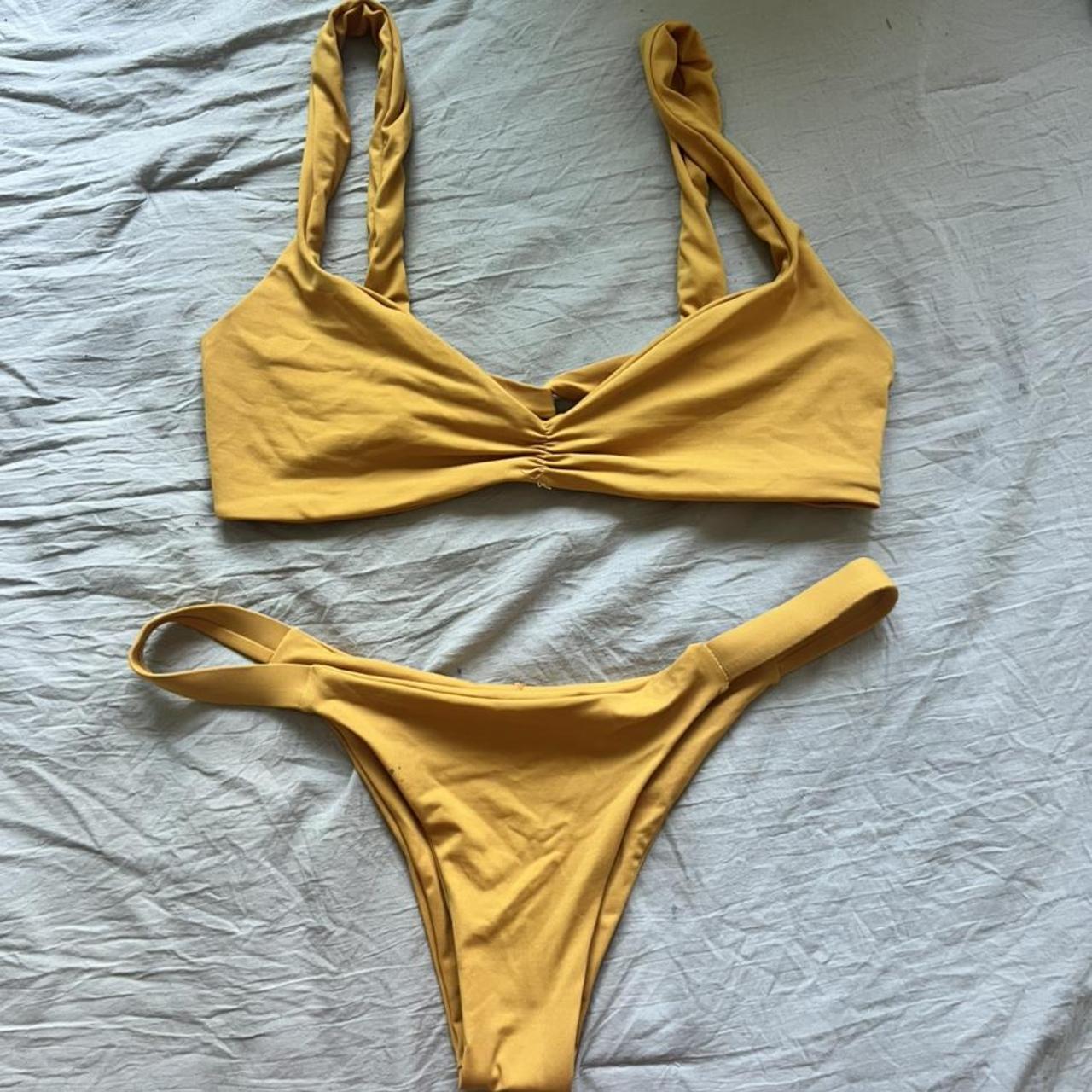Tavik swimwear set super cute barely worn size... - Depop