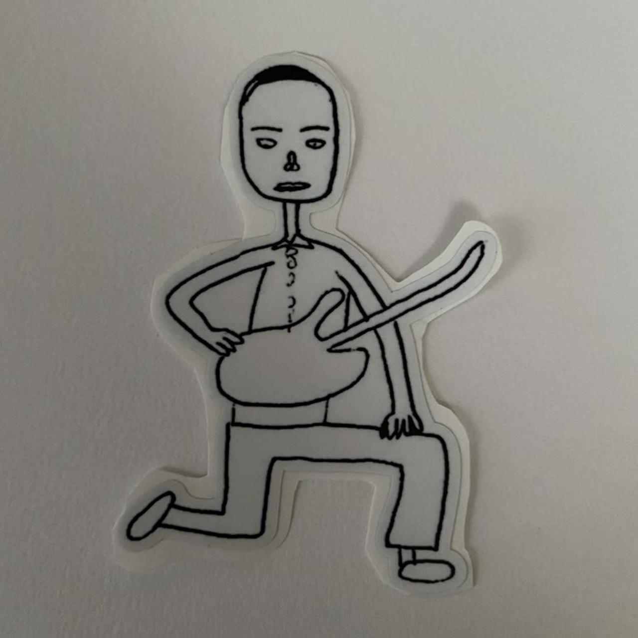 Steve lacy drawing sticker - Depop