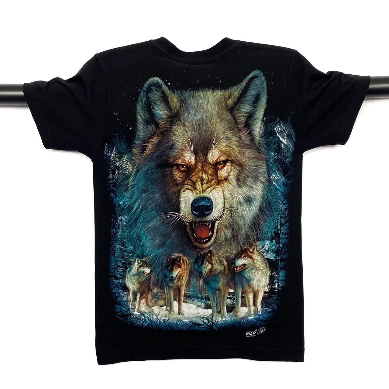 Vintage WILD Wolf Pack Animal Nature Wildlife... - Depop