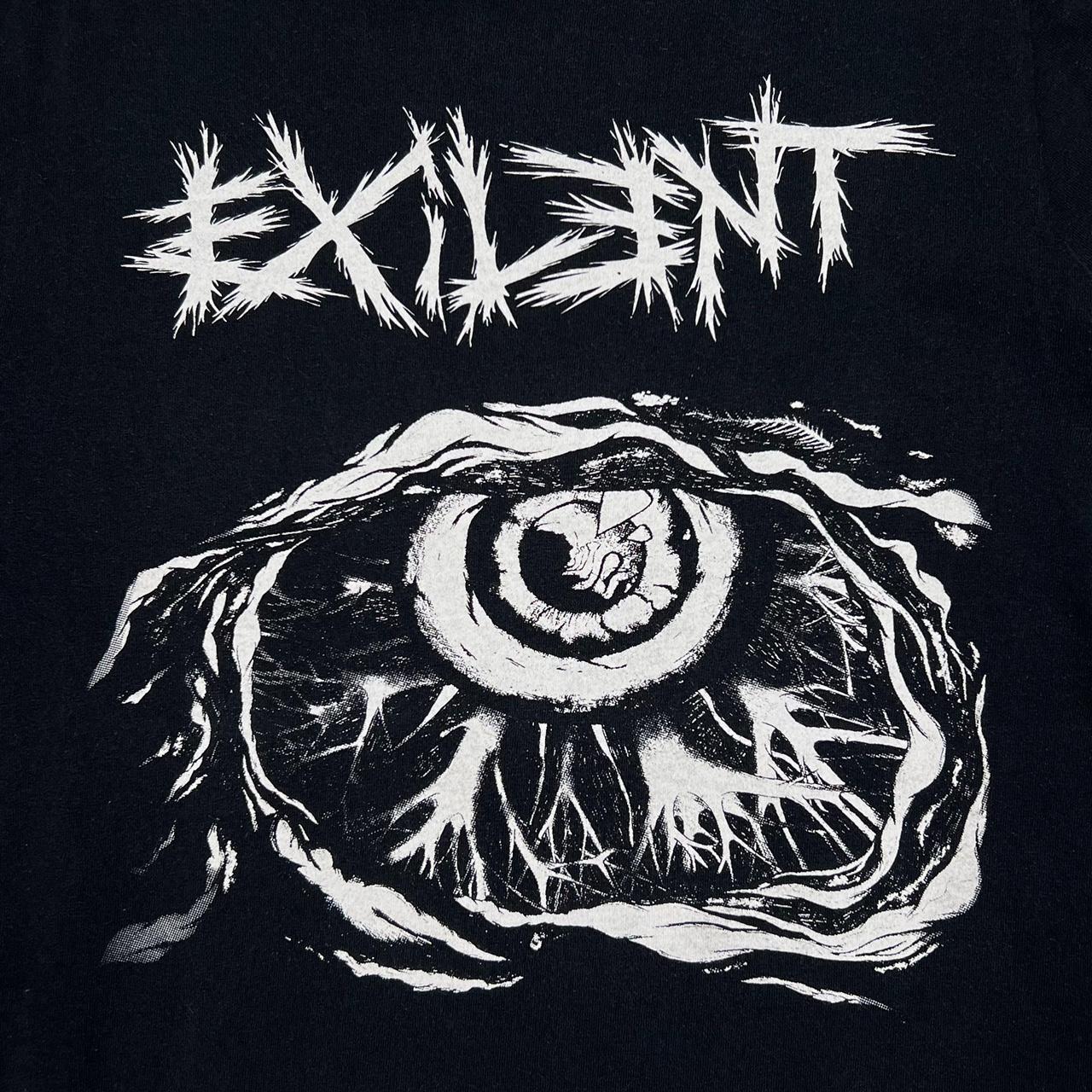 EXILENT “Born To Struggle” Graphic Spellout Crust... - Depop