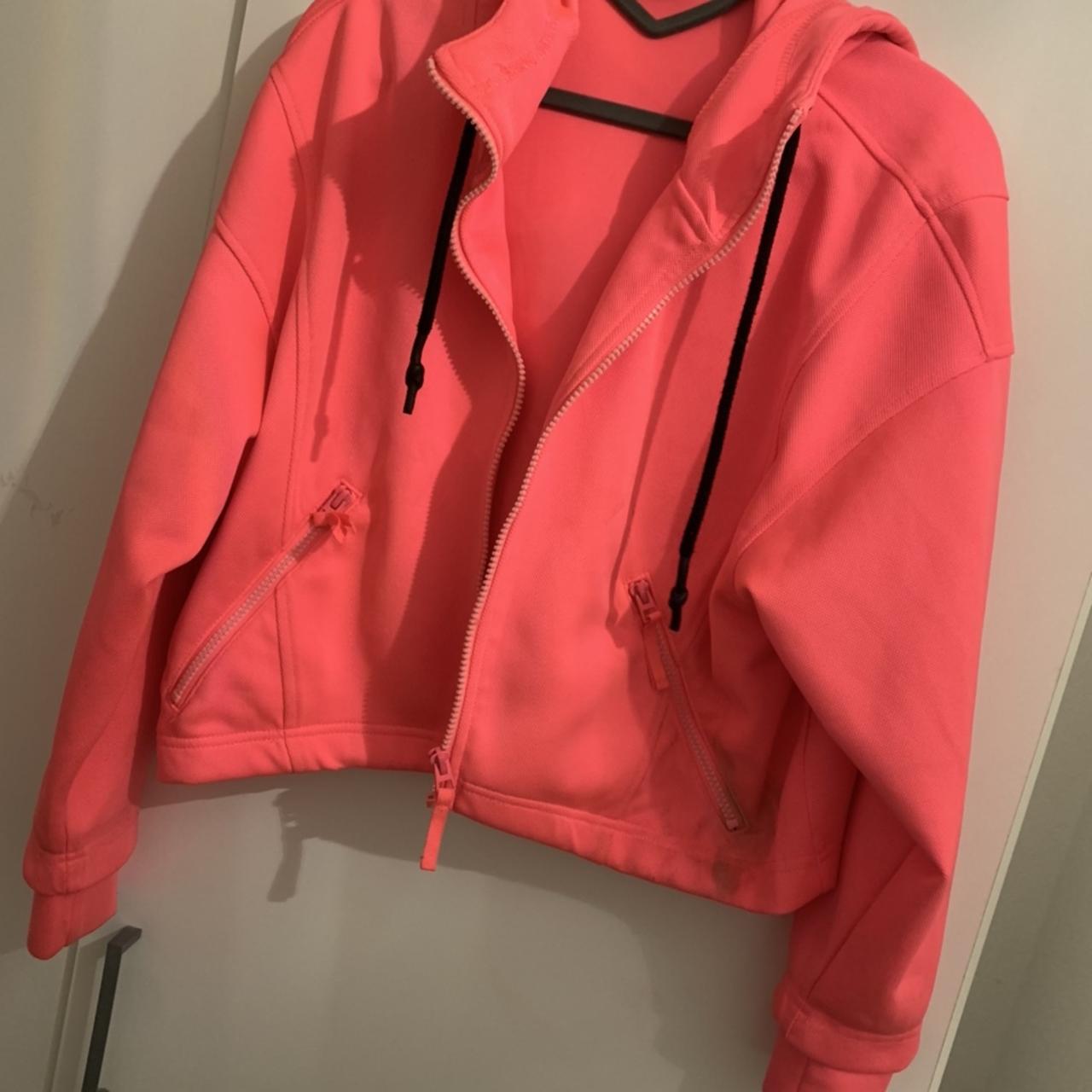 Zara neon pink jacket, worn a few times perfect... - Depop
