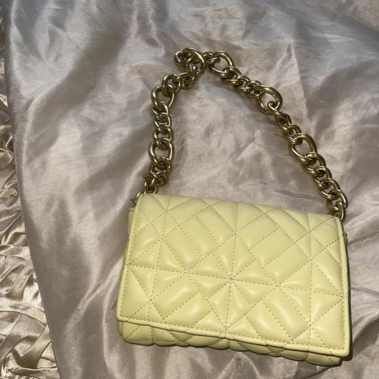 Zara lemon yellow bag Used a handful of times Sold... - Depop