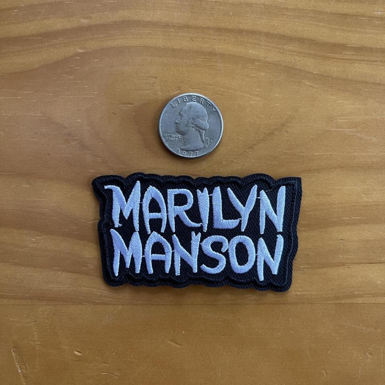 Marilyn Manson Patch 🤘🏻 Iron On.... - Depop
