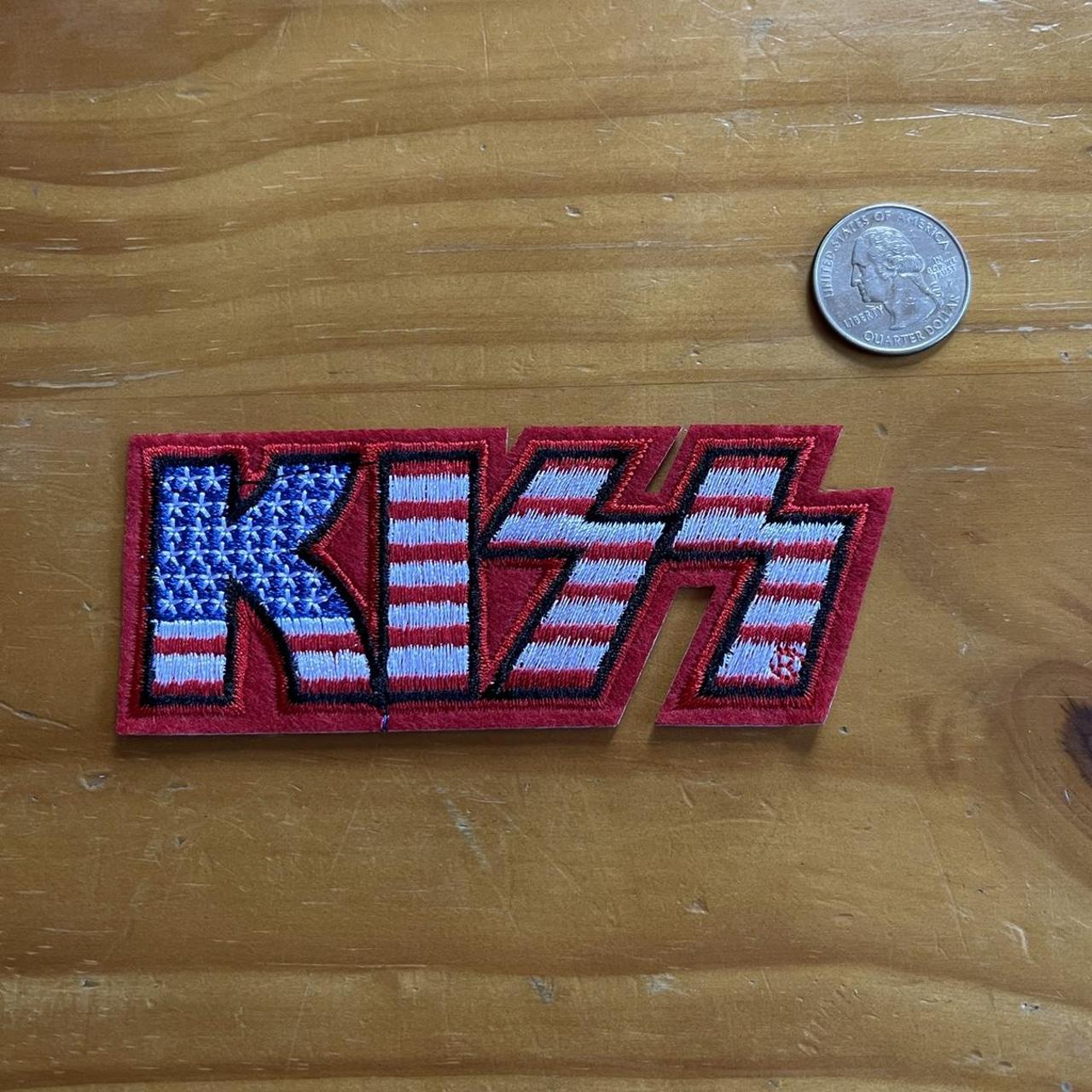 KISS Patch 🤘🏻 Can be ironed on or sewn on. Quarter... - Depop