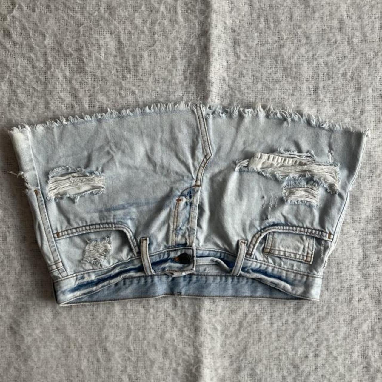 Topshop Women's Blue Skirt | Depop