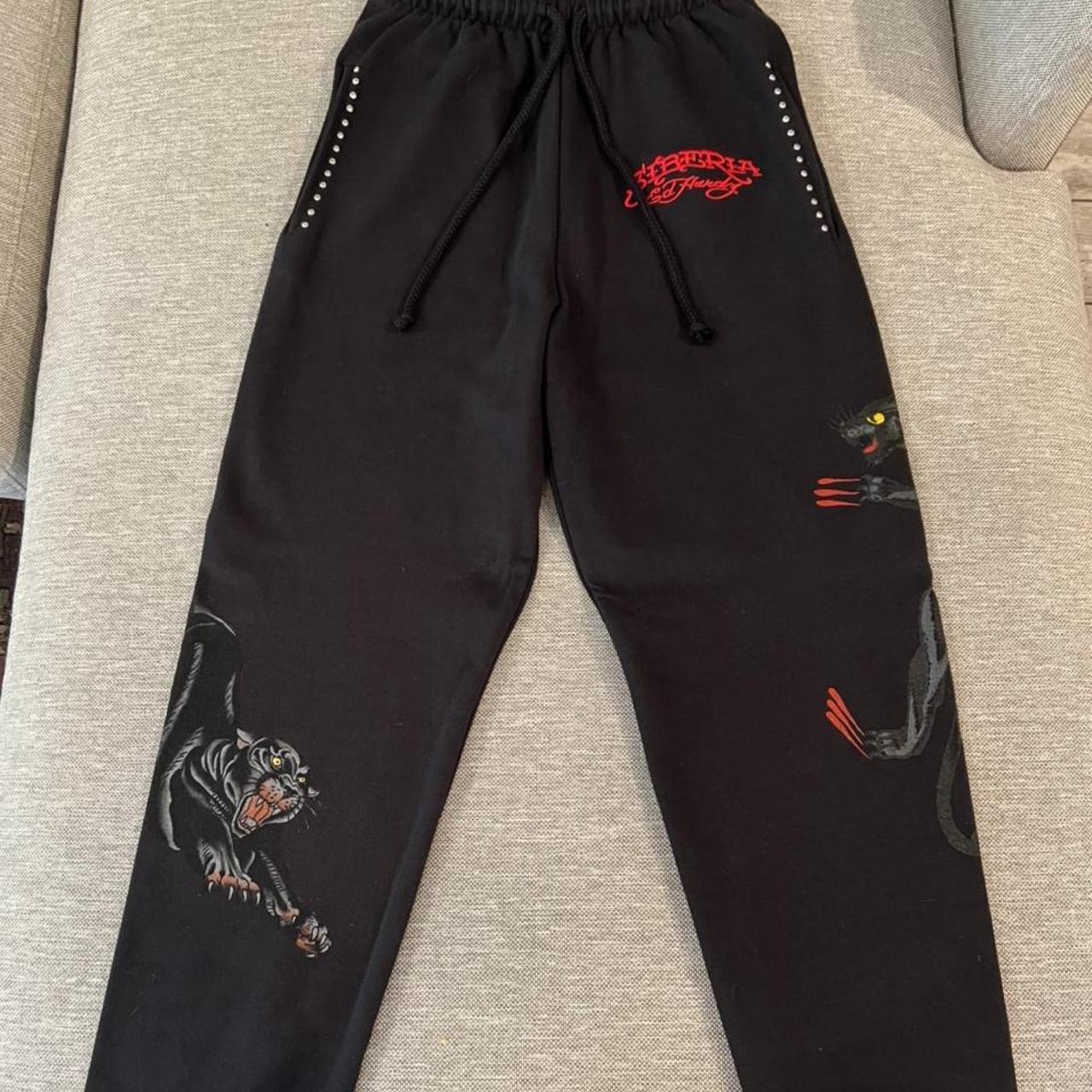 Siberia Hills X Ed Hardy Sweatpants Size Depop