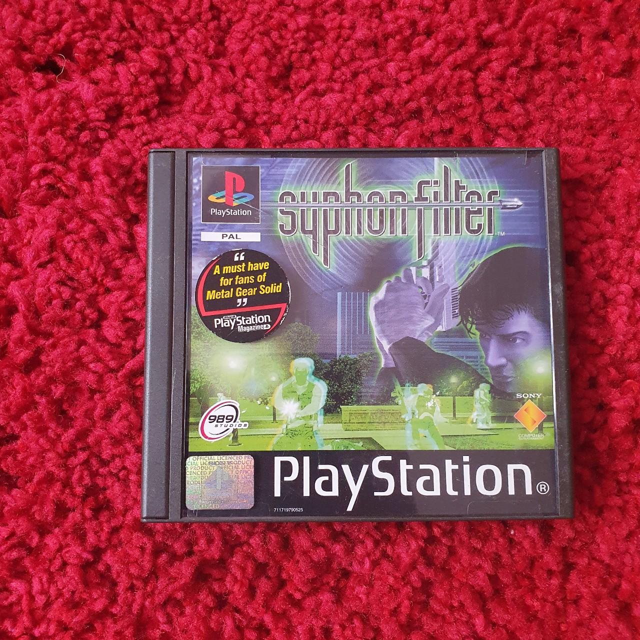 SONY PS1 PS2 SYPHON FILTER COMPLETE GAME WITH MANUAL... - Depop