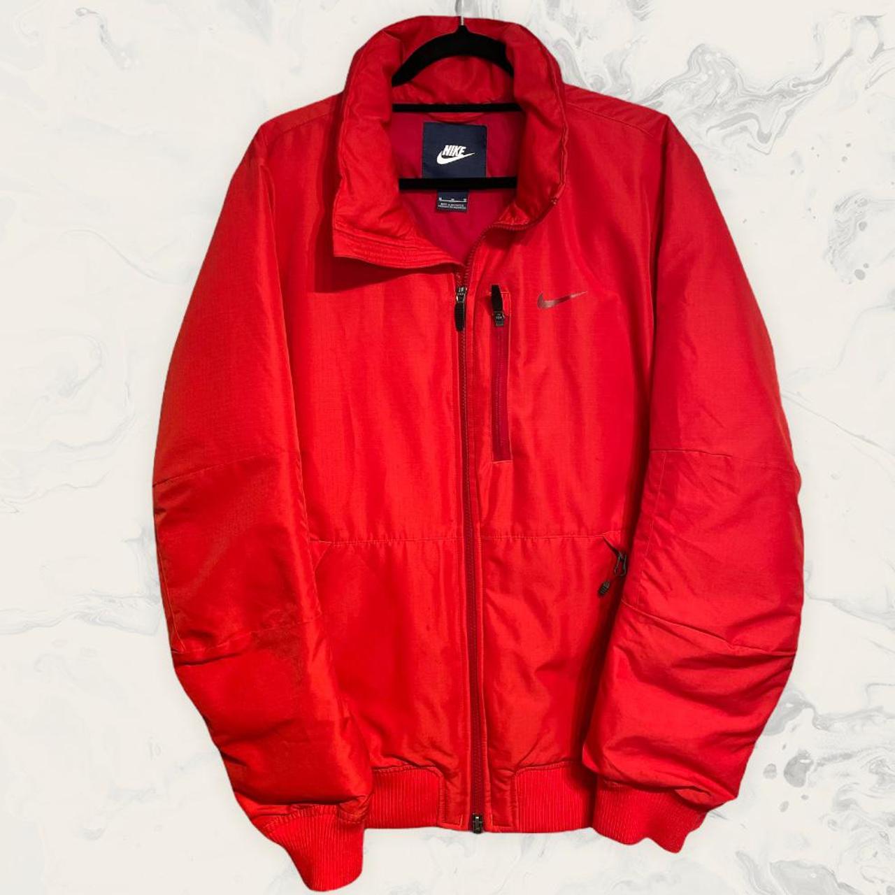 Nike Men's Red Jacket | Depop