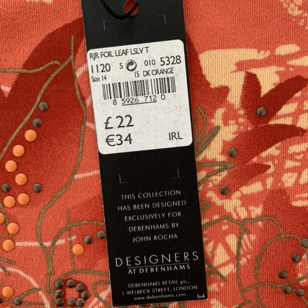 Rocha John Rocha Long Sleeve Top. UK Size 14.... - Depop