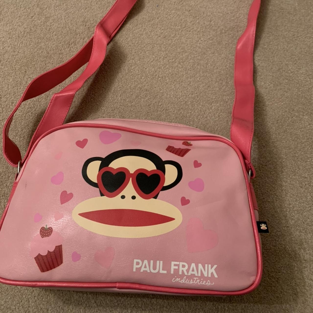 Paul Frank pink bag with long strap. Brand new.... - Depop